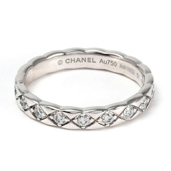 CHANEL | Jewelry | Chanel Coco Crush K8wg White Gold Ring | Poshmark
